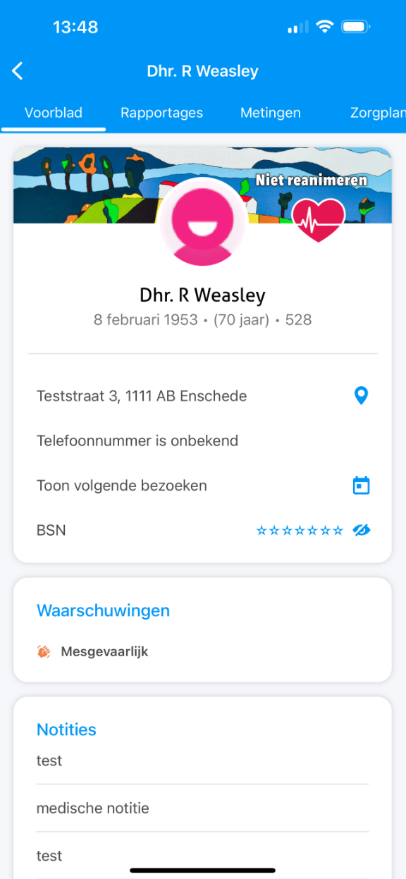 De Nedap ONS app - Zorg Dossier Centraal